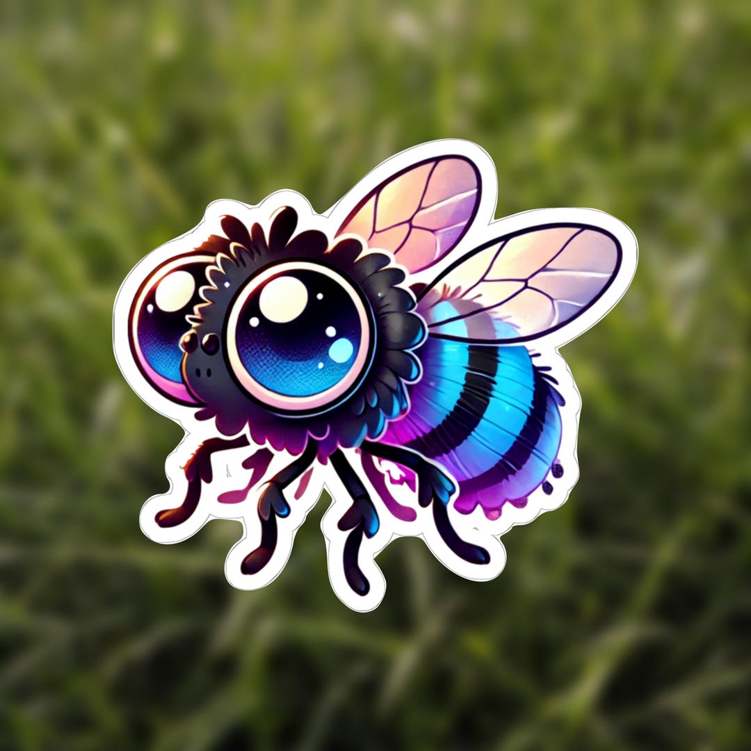 Fly Sticker, Insect Decal, Bug Vinyl, Nature Enthusiast Gift ...