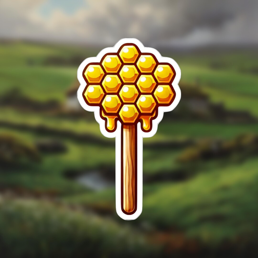 Honeycomb Stickers, Beehive Decals, Buzzing Insect Label, Nature ...