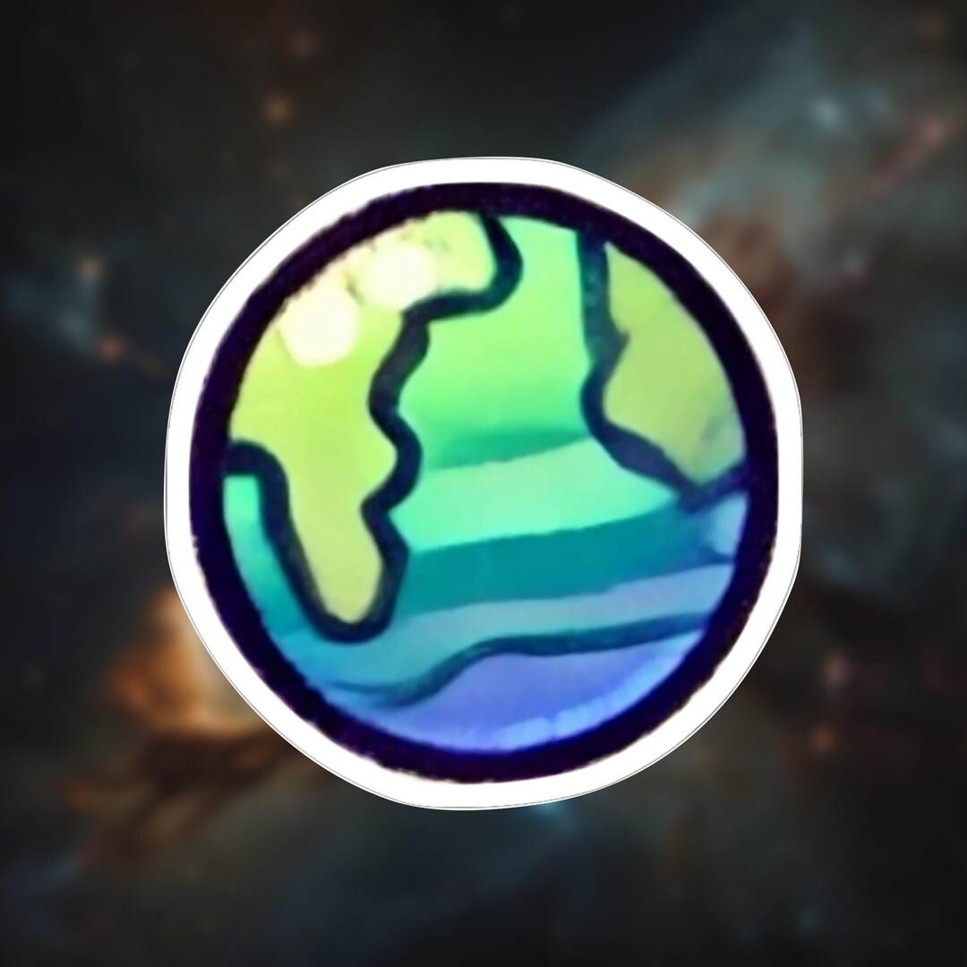 Earth Sticker, Planet Decal, Save the Earth Vinyl, Nature Lover Gift ...
