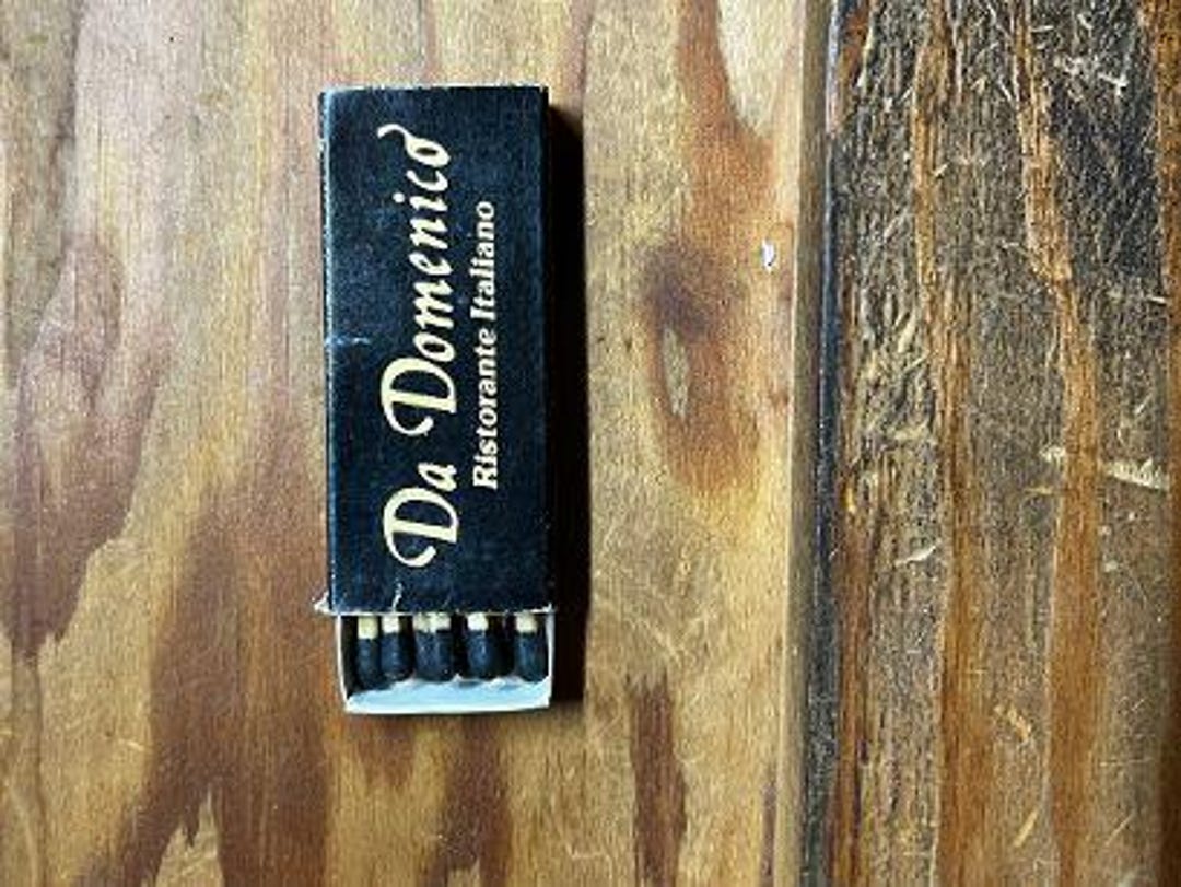 Vintage Da Domenico Ristorante Italiano Matchbox Mclean, VA - Etsy