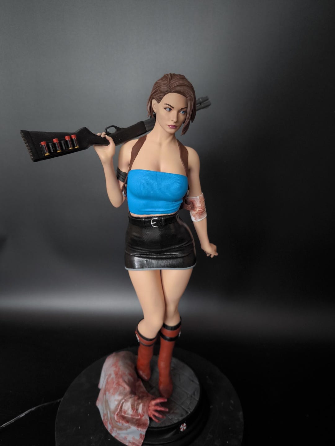 Jill Valentine Custom Statue 1/4 1/3 From Resident Evil Painted Sexy ...