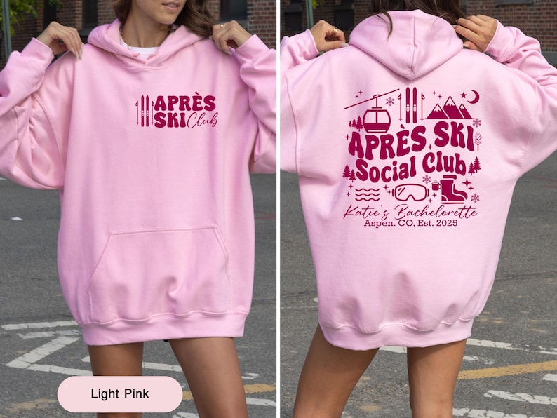 Custom Apres Ski Bachelorette Sweatshirt, Apres Ski Club Sweatshirt ...