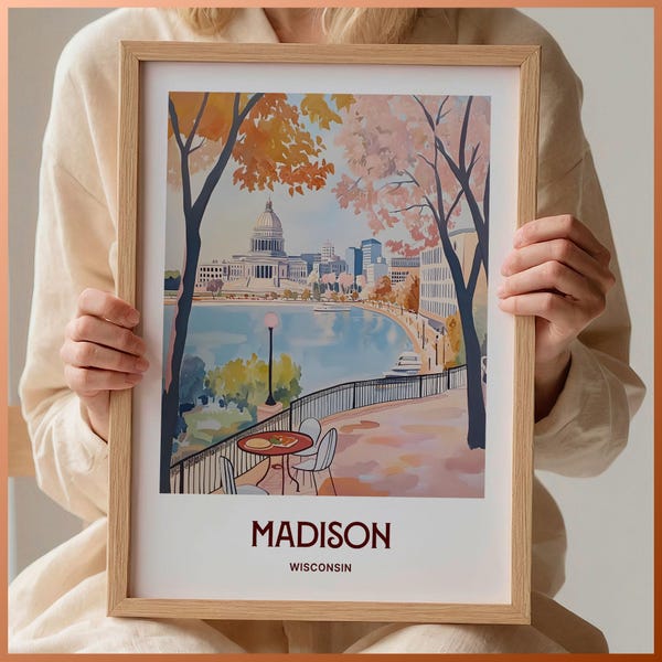 Madison Wisconsin - Etsy