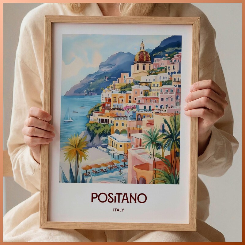 Positano Print - Etsy