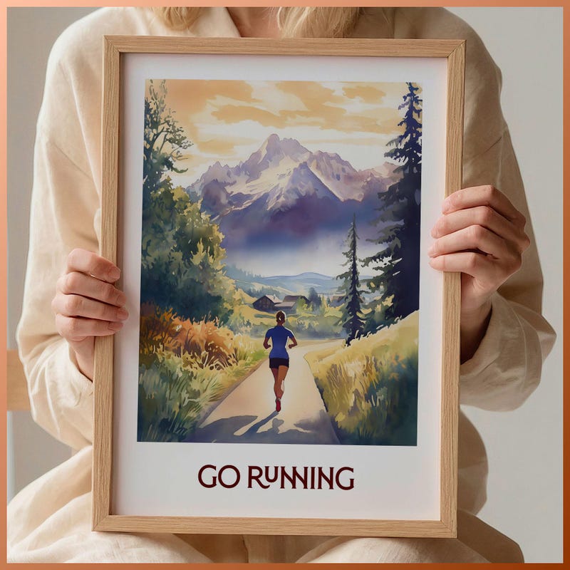 Running Art - Etsy