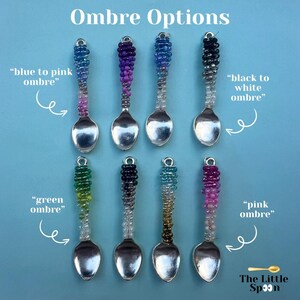 Custom Mini Spoons Kandi, Glitter, Spices, Powder-tiny Beaded Necklace ...