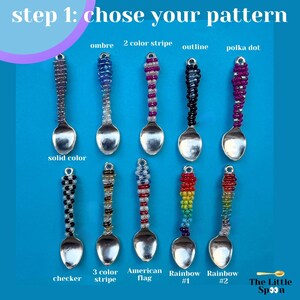 Custom Mini Spoons Kandi, Glitter, Spices, Powder-tiny Beaded Necklace ...