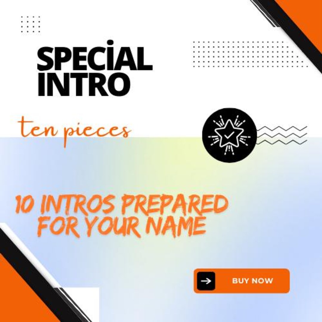 Personalized 10 Personalized Video Intro Design | Custom Design ...