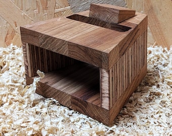 Wooden Speaker Phone, Upcycled Japanese School Desk, Passive Phone Amplifier, iPhone Acoustic ...