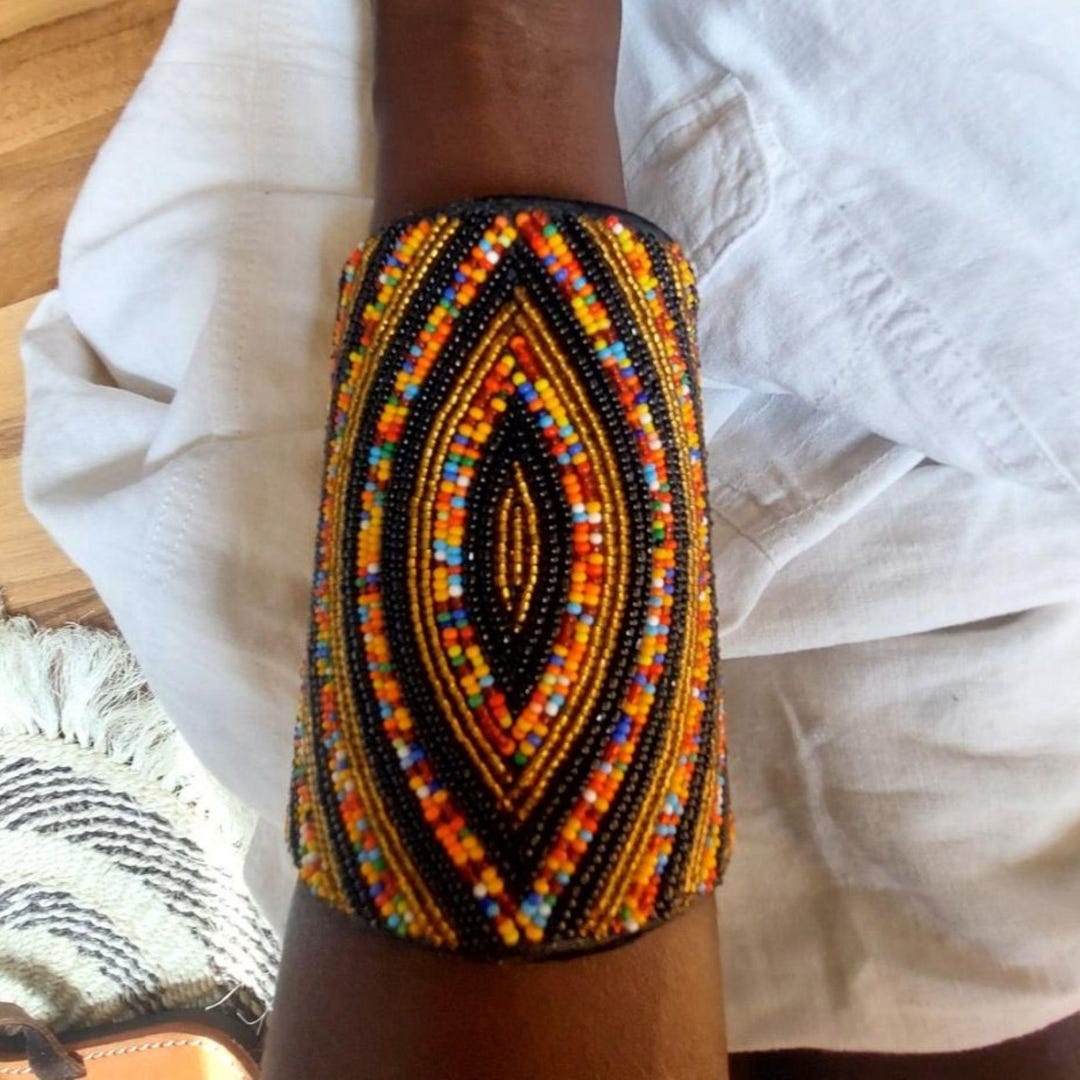 Culture Kenyan Man/woman Masai Bracelet Handmade /beaded Bracelets, - Etsy