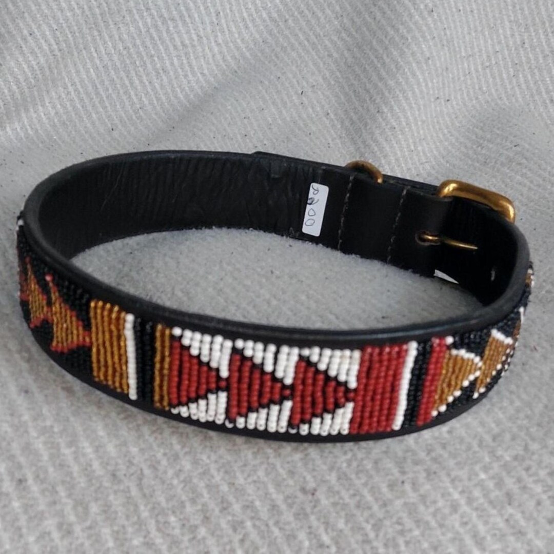 Maasai Dog Collar - Maasai Ethnic Weaving - African Necklace - Dog ...