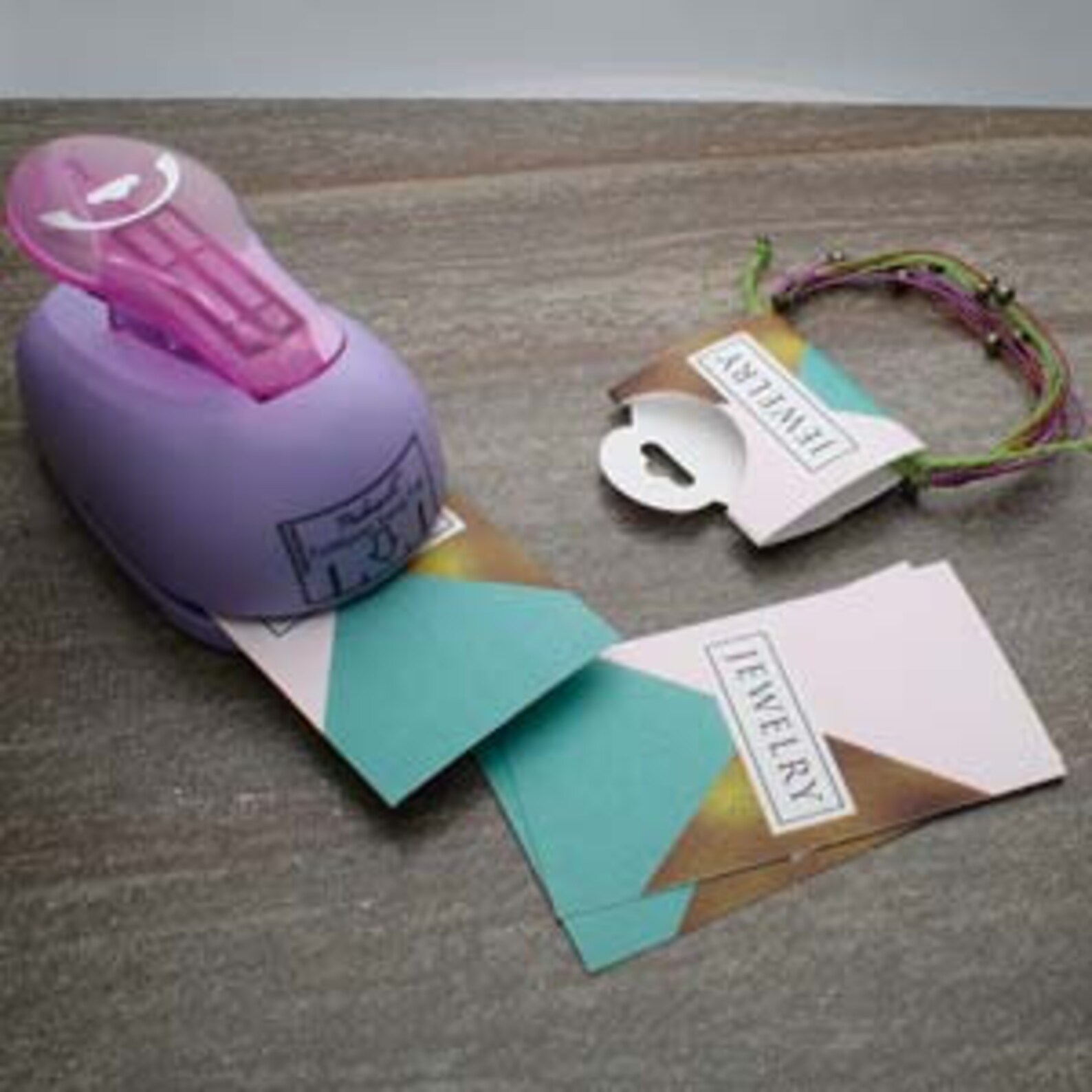 Fold Over Hang Tag Punch Make Your Own Necklace or Bracelet - Etsy