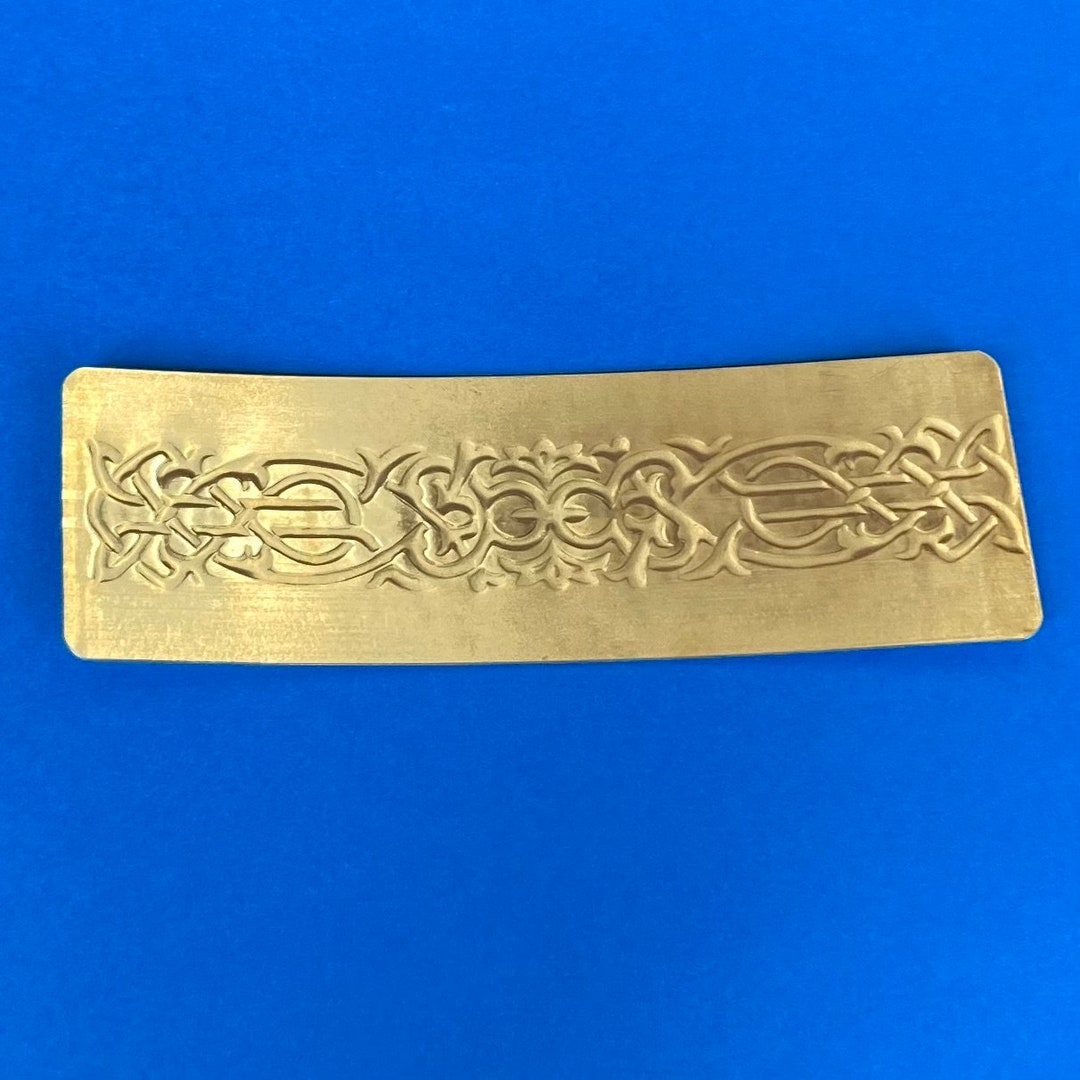 Celtic Knot Rolling Mill Texture Plate Pattern 2 X 6 Brass Texture ...