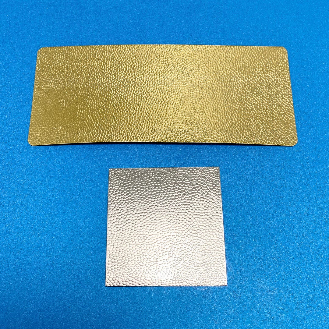 Small Pebble Rolling Mill Texture Plate Pattern 2.5" X 6" Brass Texture ...