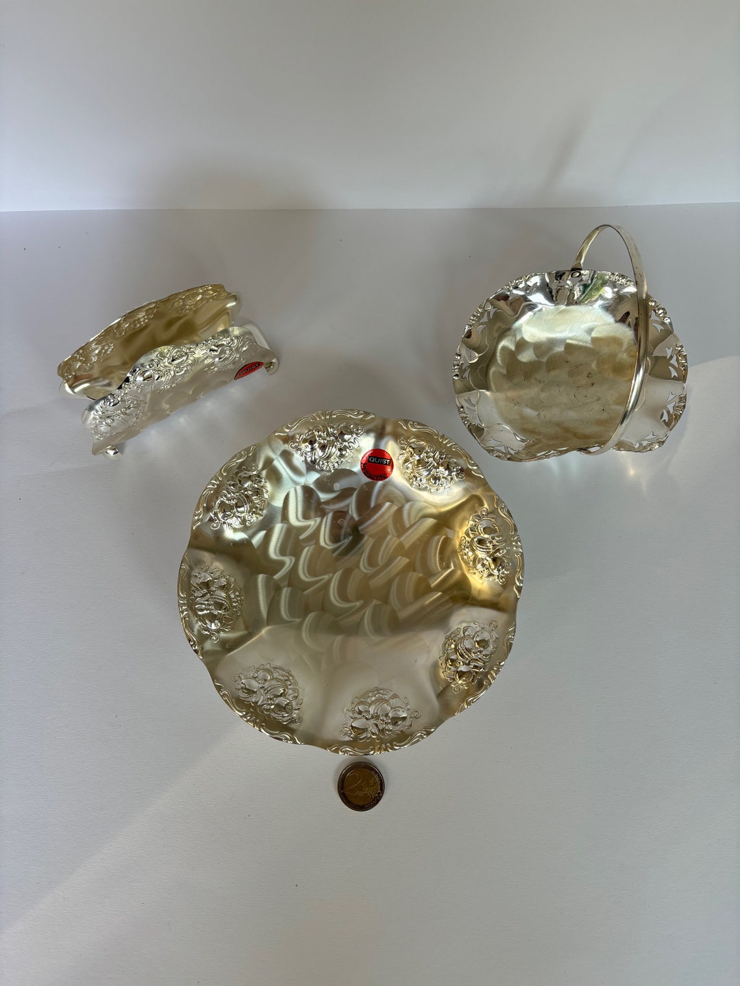 Vintage Quist Serving Set Made of Silver-plated Metal Elegant Table ...