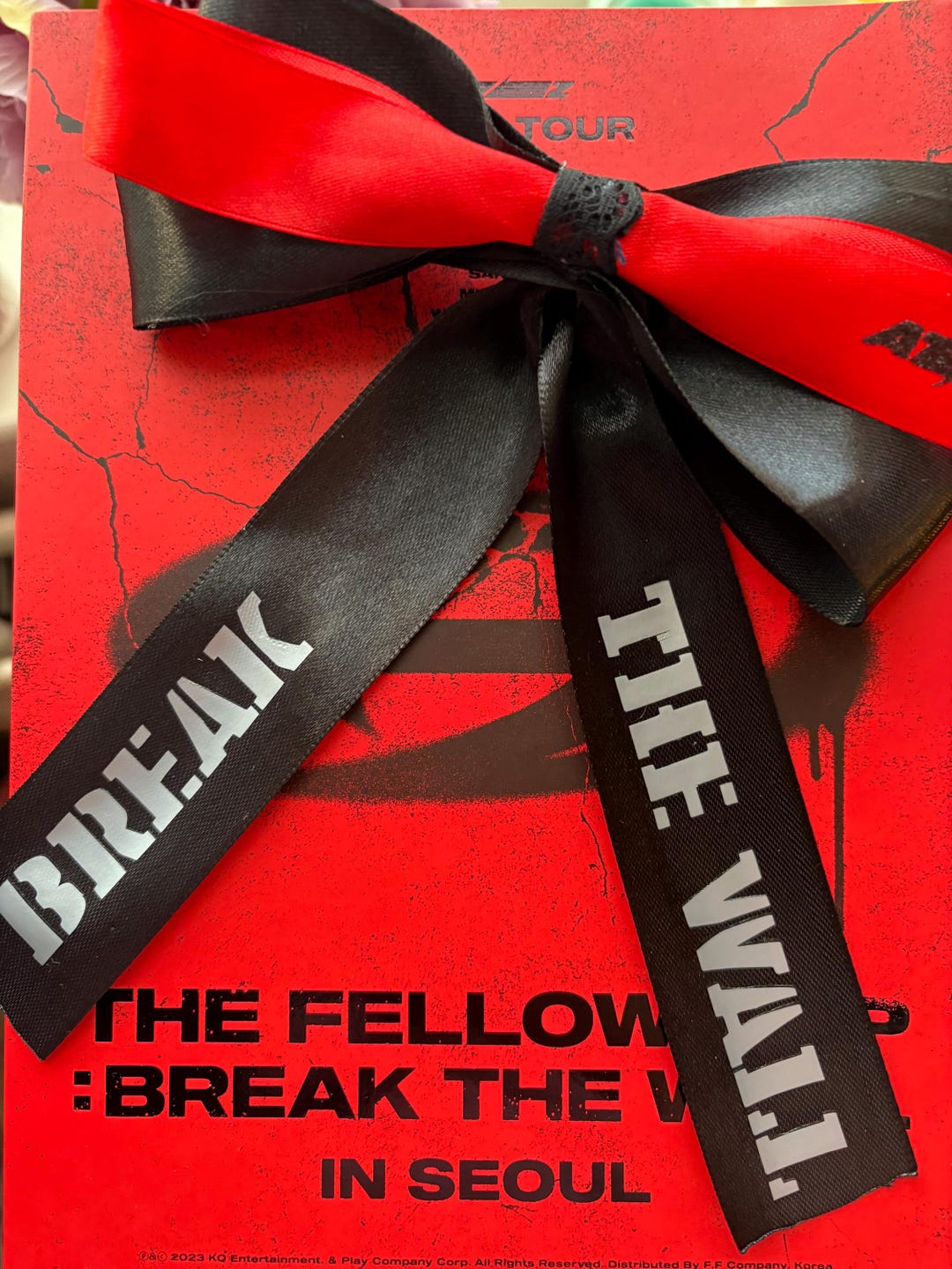 Ateez Inspired Lightstick Bow Break the Wall Themed - Etsy