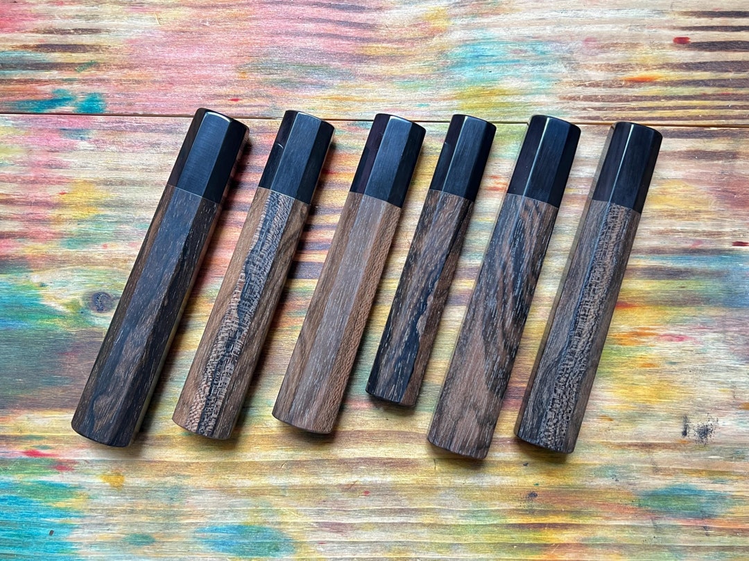 Japanese Wa Knife Handle Ziricote Wood - Etsy