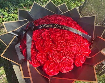 Eternal Roses, Ribbon Roses, Forever Roses - Etsy