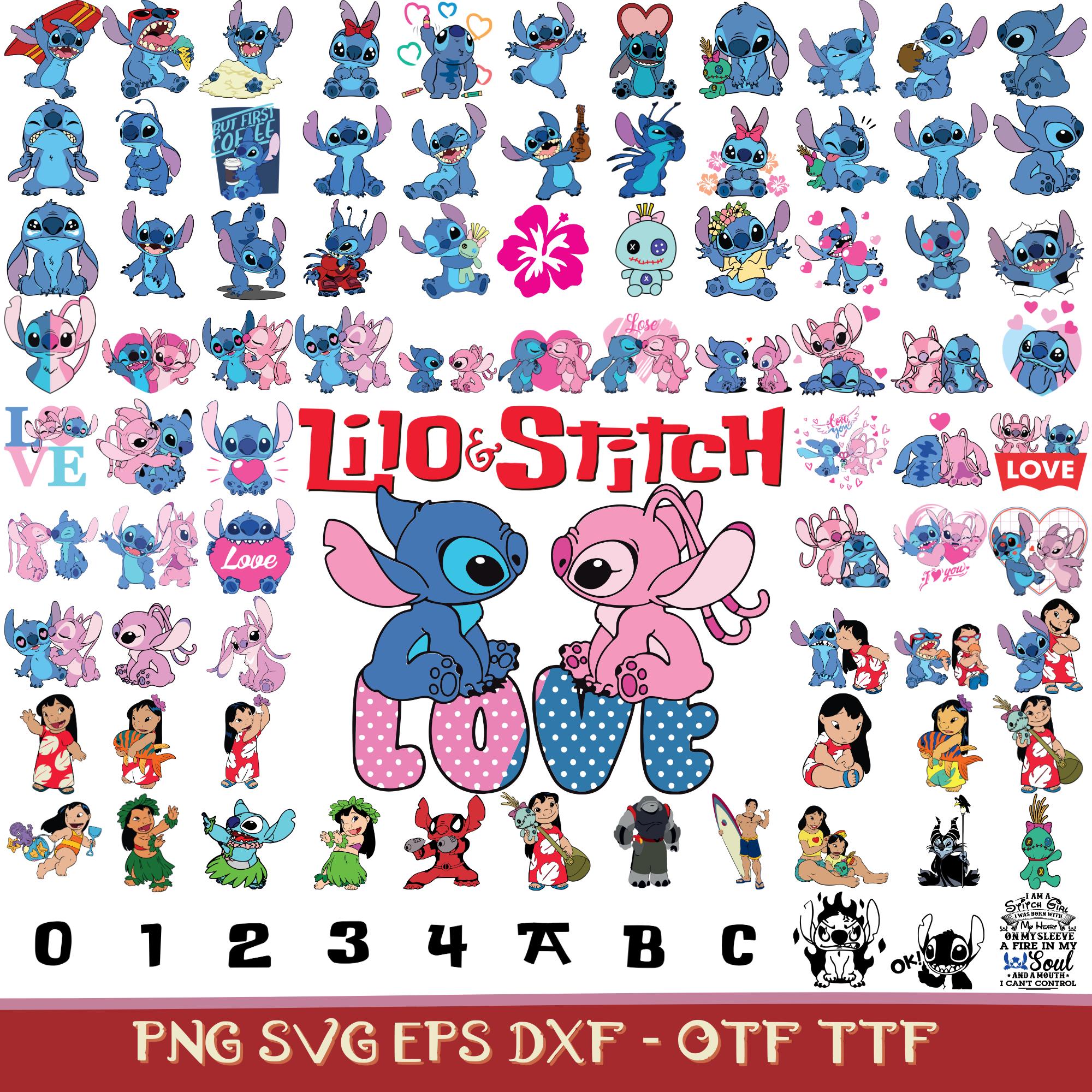 999 Stitch Svg, Stitch Bundle, Stitch Clipart, Stitch Png, Lilo and ...