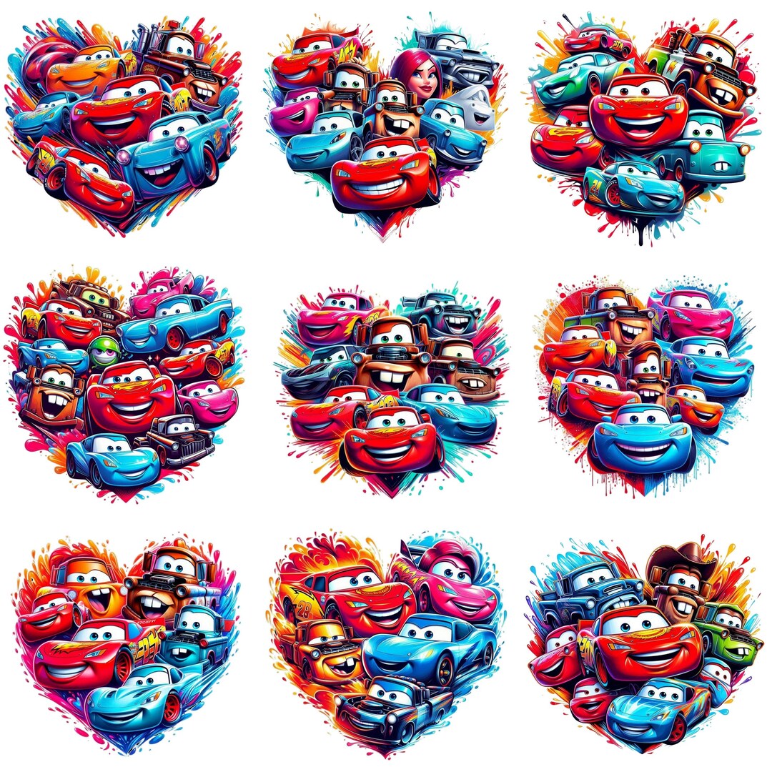 Lightning Mcqueen Cars Splash and Watercolor, Cars PNG, Cars Clipart ...