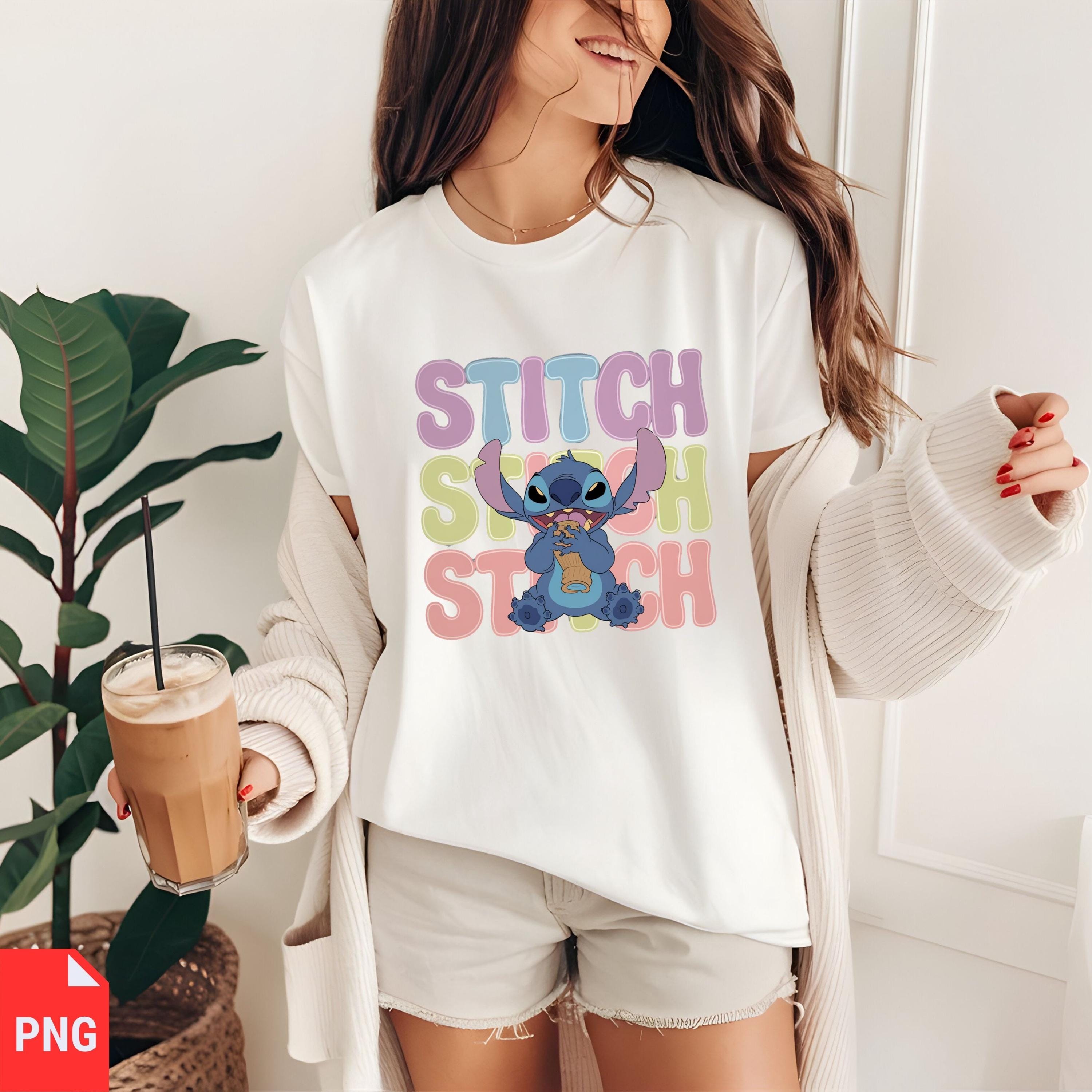 Stitch PNG, Cute Stitch Digital Download, Pastel Stitch Sublimation ...