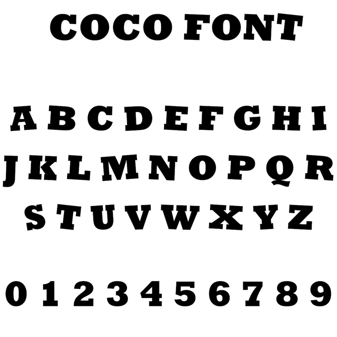 Coco Font PNG Alphabet Letters, Printable Coco Birthday Party Clipart ...