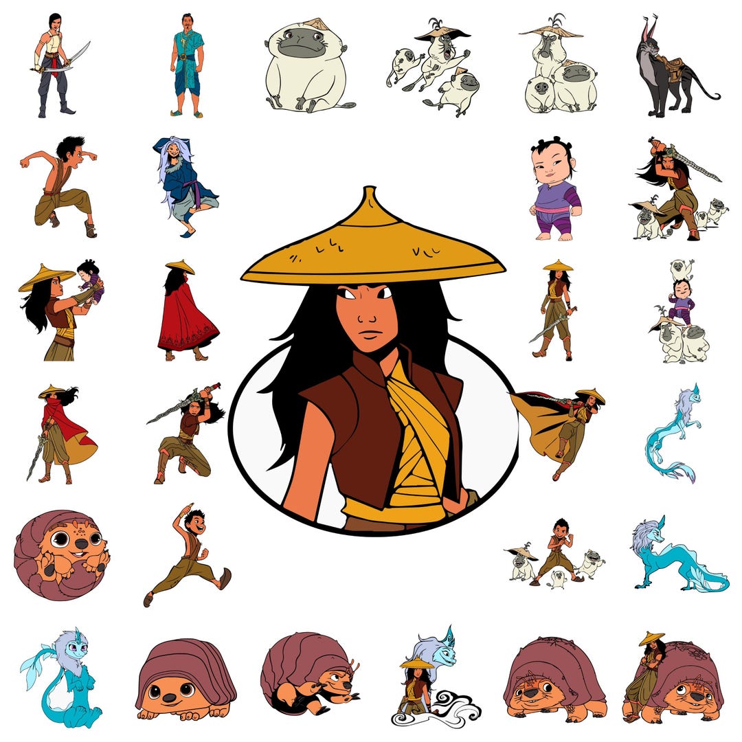 Raya SVG, Raya and the Last Dragon Bundle, Sisu SVG, Cricut Files ...