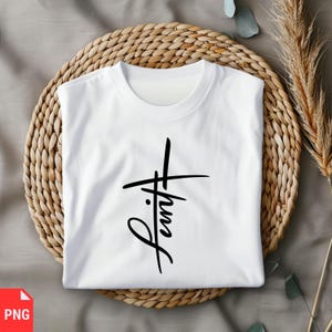 Faith PNG Bundle, Handwritten Calligraphy Clipart, Christian ...