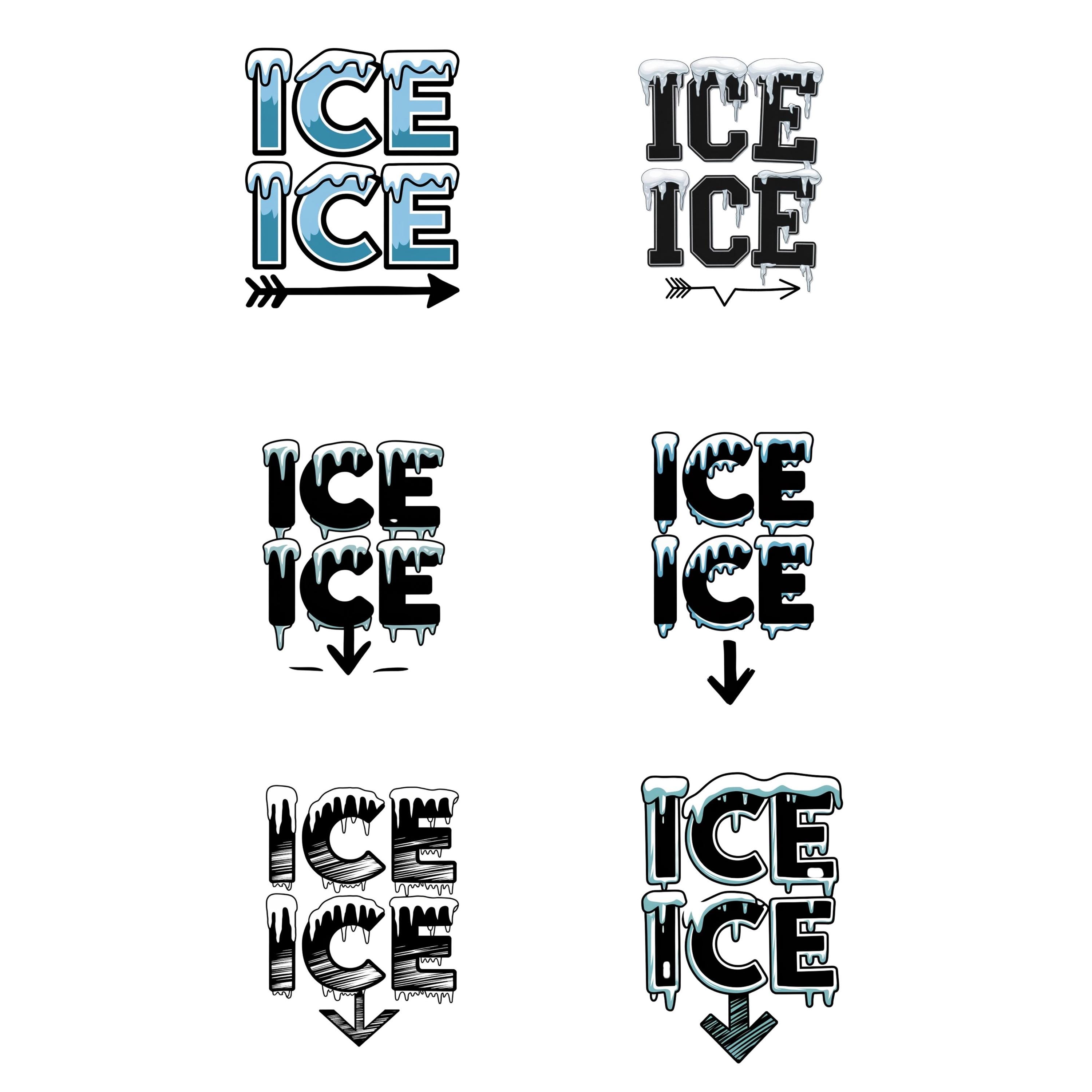 Ice Ice PNG, Frozen Text Clipart, Winter Ice PNG, Icy Dripping Font ...