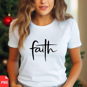 Faith PNG Bundle, Handwritten Calligraphy Clipart, Christian ...