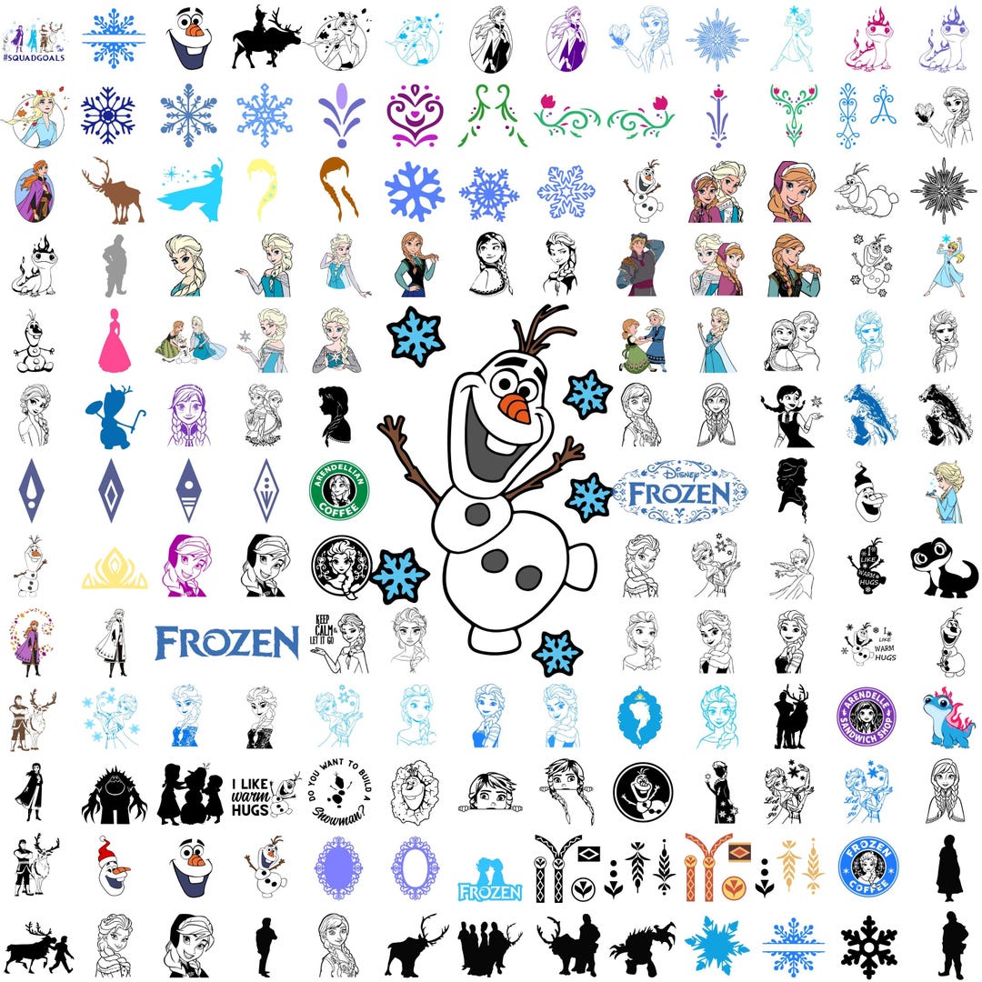 750+ Ice Princess SVG Bundle, Frozen Svg Files for Cricut, Snow Queen ...