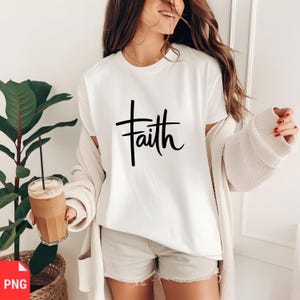 Faith PNG Bundle, Handwritten Calligraphy Clipart, Christian ...