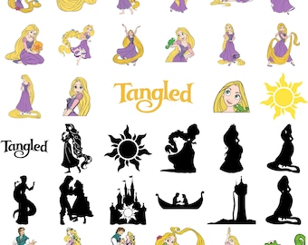 Rapunzel SVG Bundle, Tangled Svg, Rapunzel Svg Files for Cricut and ...