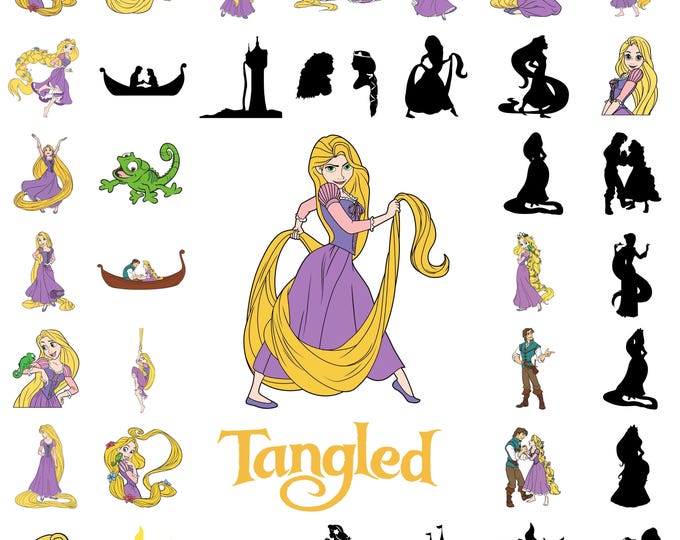 Rapunzel SVG Bundle, Tangled Svg, Rapunzel Svg Files for Cricut and ...