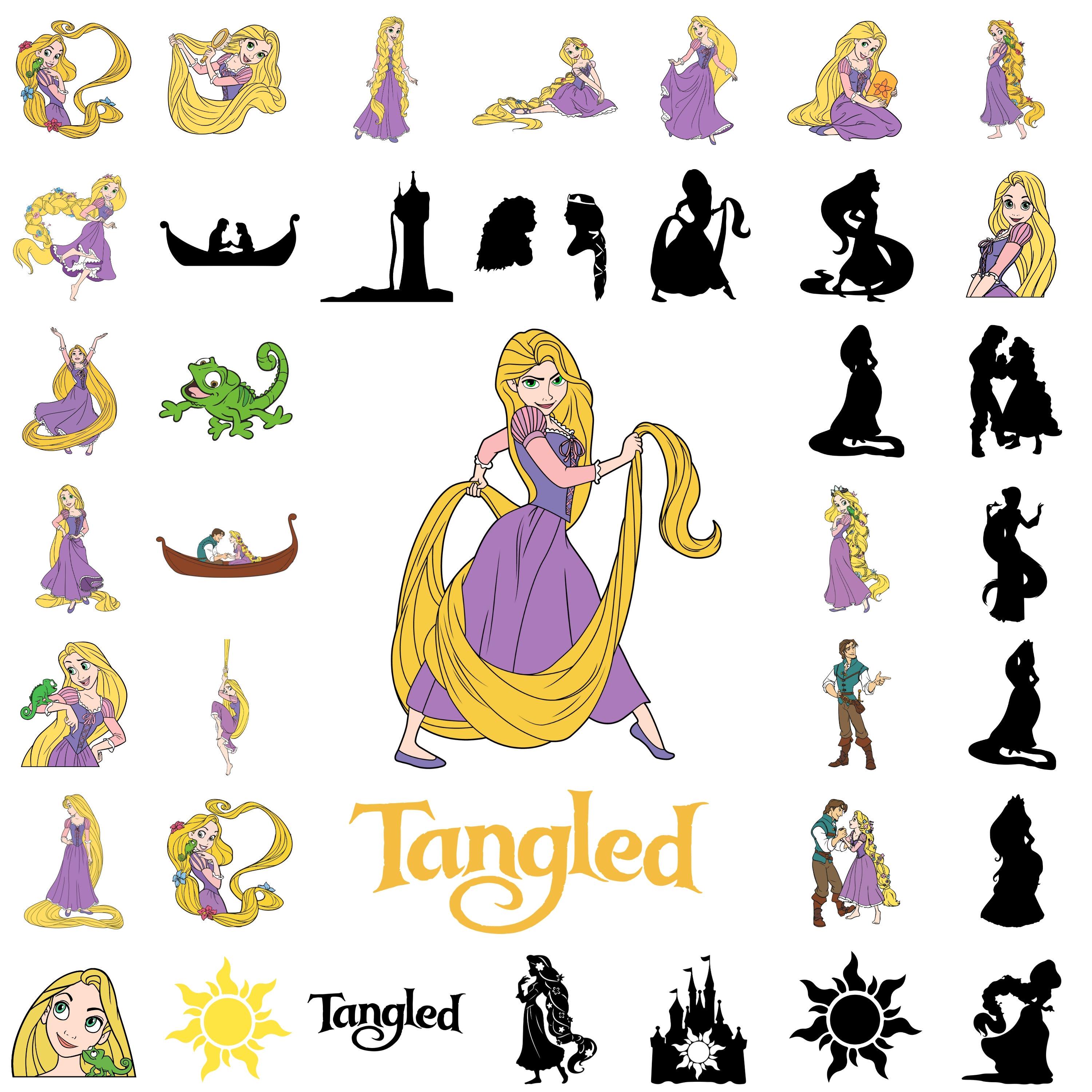 Rapunzel SVG Bundle, Rapunzel Svg Files for Cricut and Silhouette ...