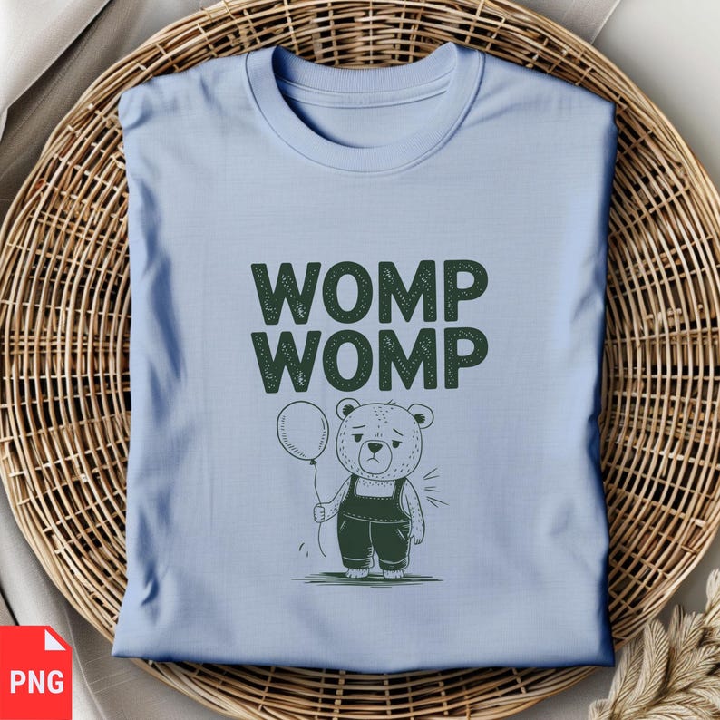 Womp Womp Bear PNG, Sad Teddy Clipart, Vintage Sketch Bear Digital Art ...
