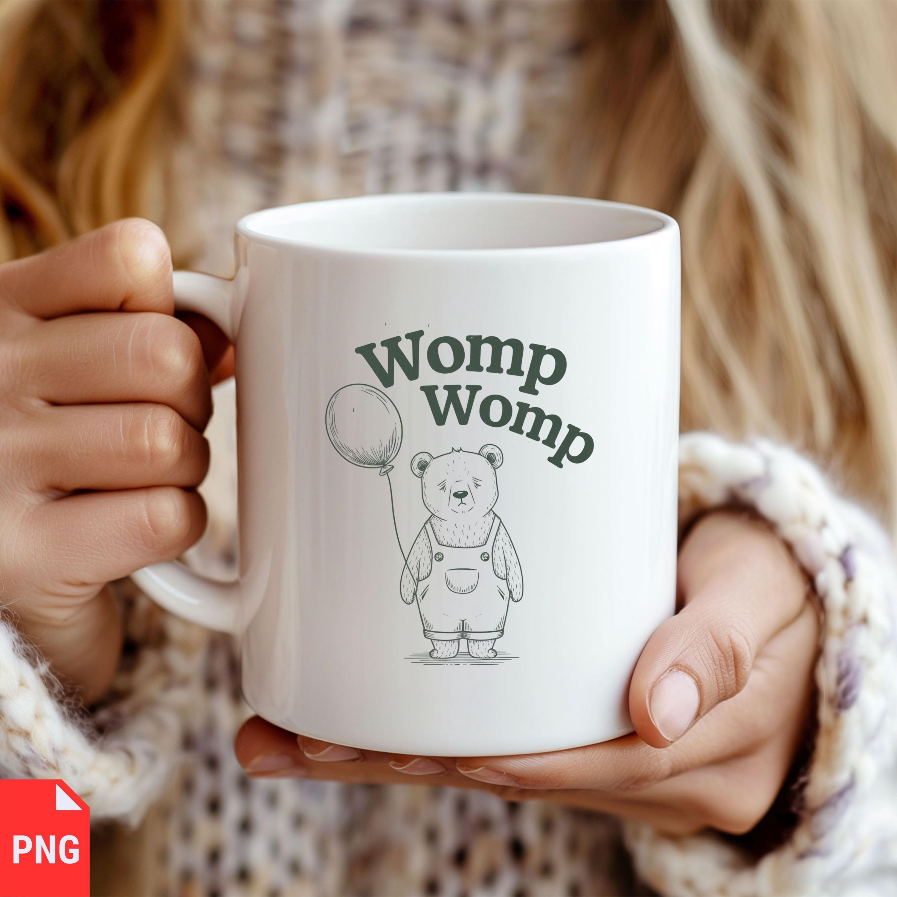 Womp Womp Bear PNG, Sad Teddy Clipart, Vintage Sketch Bear Digital Art ...