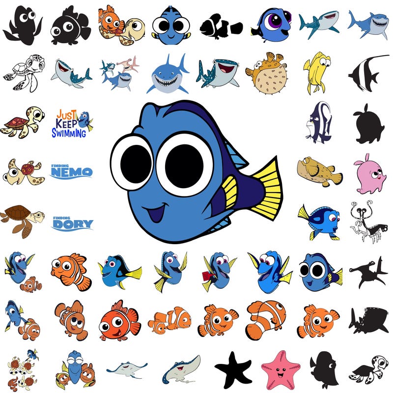 Nemo Png Designs - Etsy