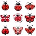 Ladybug Clipart Bundle | Cute Ladybug Illustrations | Perfect for ...