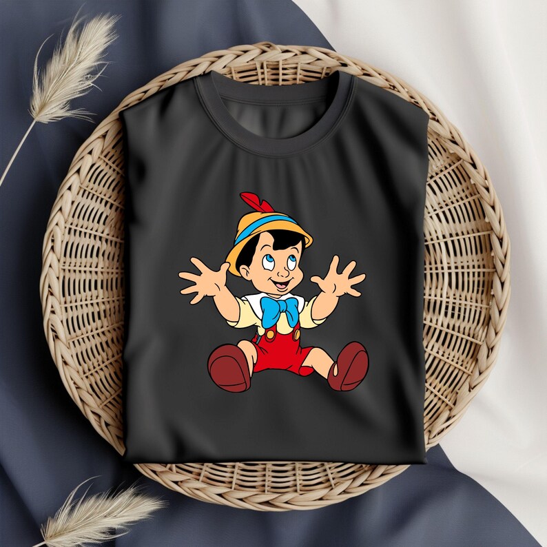 Pinocchio SVG PNG Bundle, Cartoon Character Clipart, Fairy Tale Digital ...