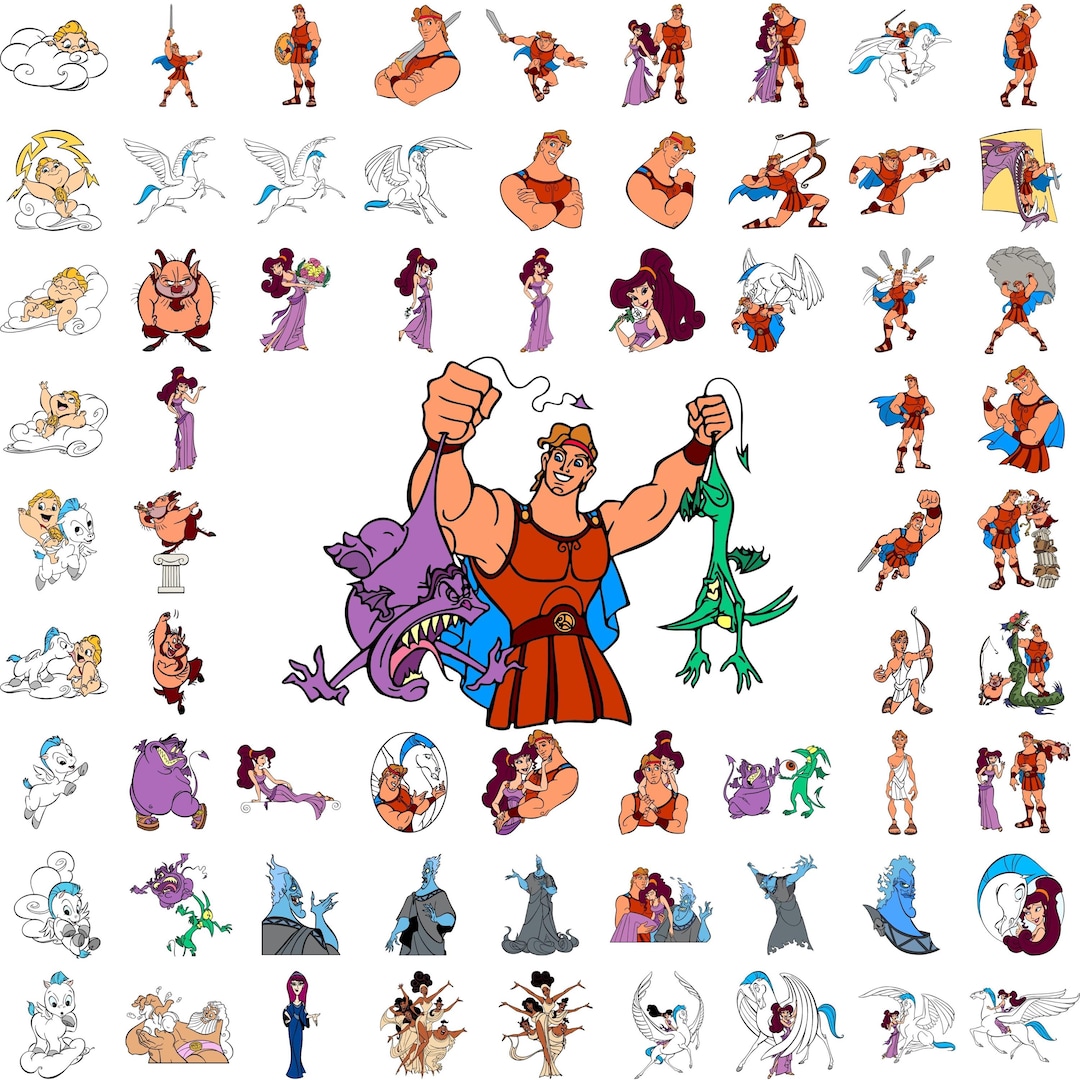 Hercules SVG Bundle, Baby Hercules SVG, Hercules Clipart, Cricut Files ...
