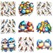 Colorful Birds PNG Clipart Set | Cute Bird Illustrations | Digital Bird ...