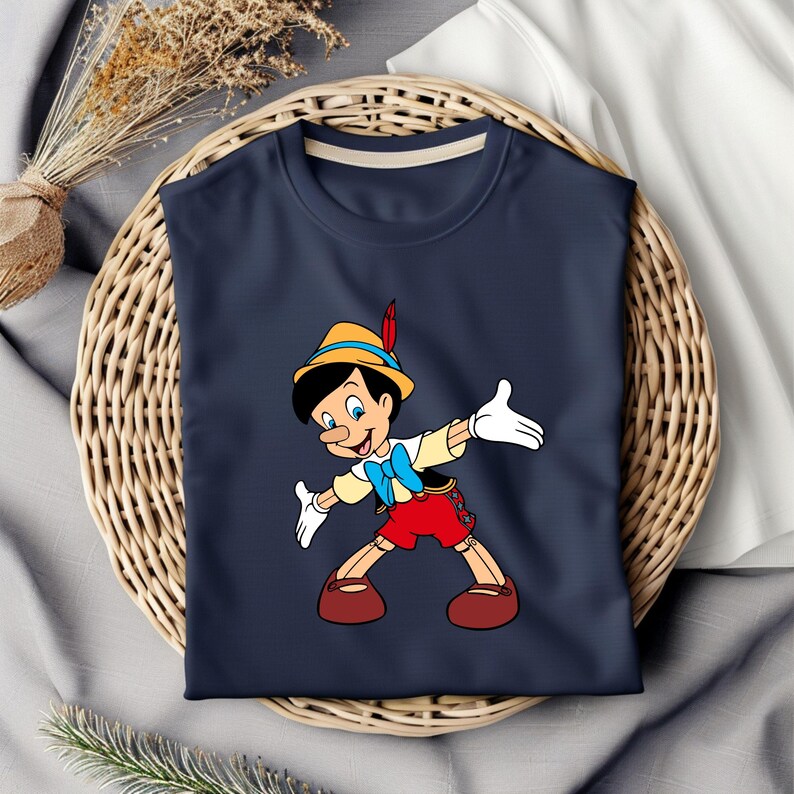 Pinocchio SVG PNG Bundle, Cartoon Character Clipart, Fairy Tale Digital ...