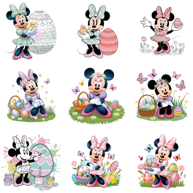 Mini Mouse Easter Png - Etsy