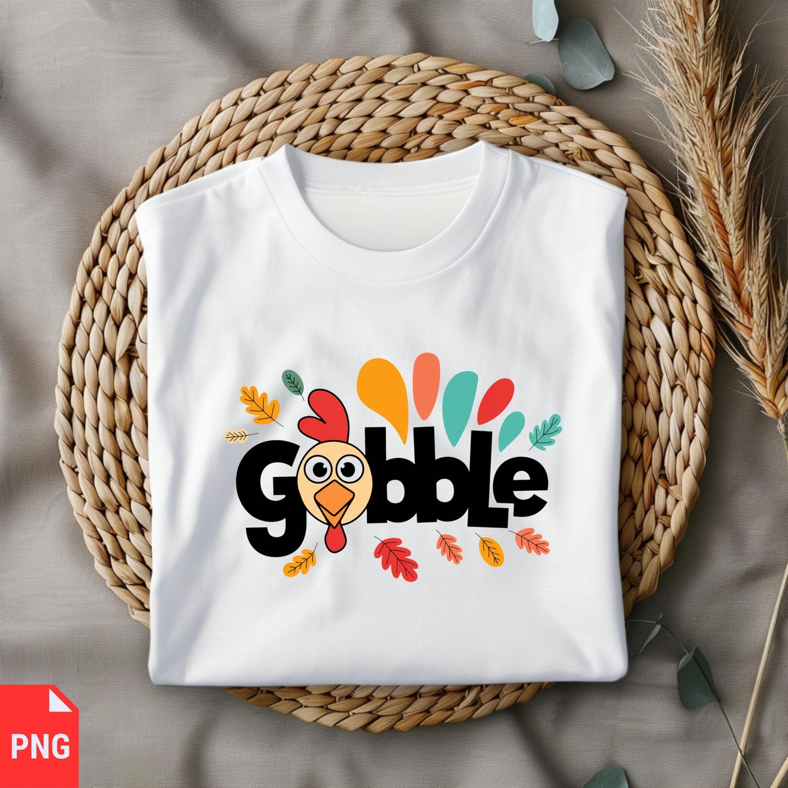 Gobble Turkey PNG, Thanksgiving Turkey Clipart, Fall Harvest Gobble PNG ...