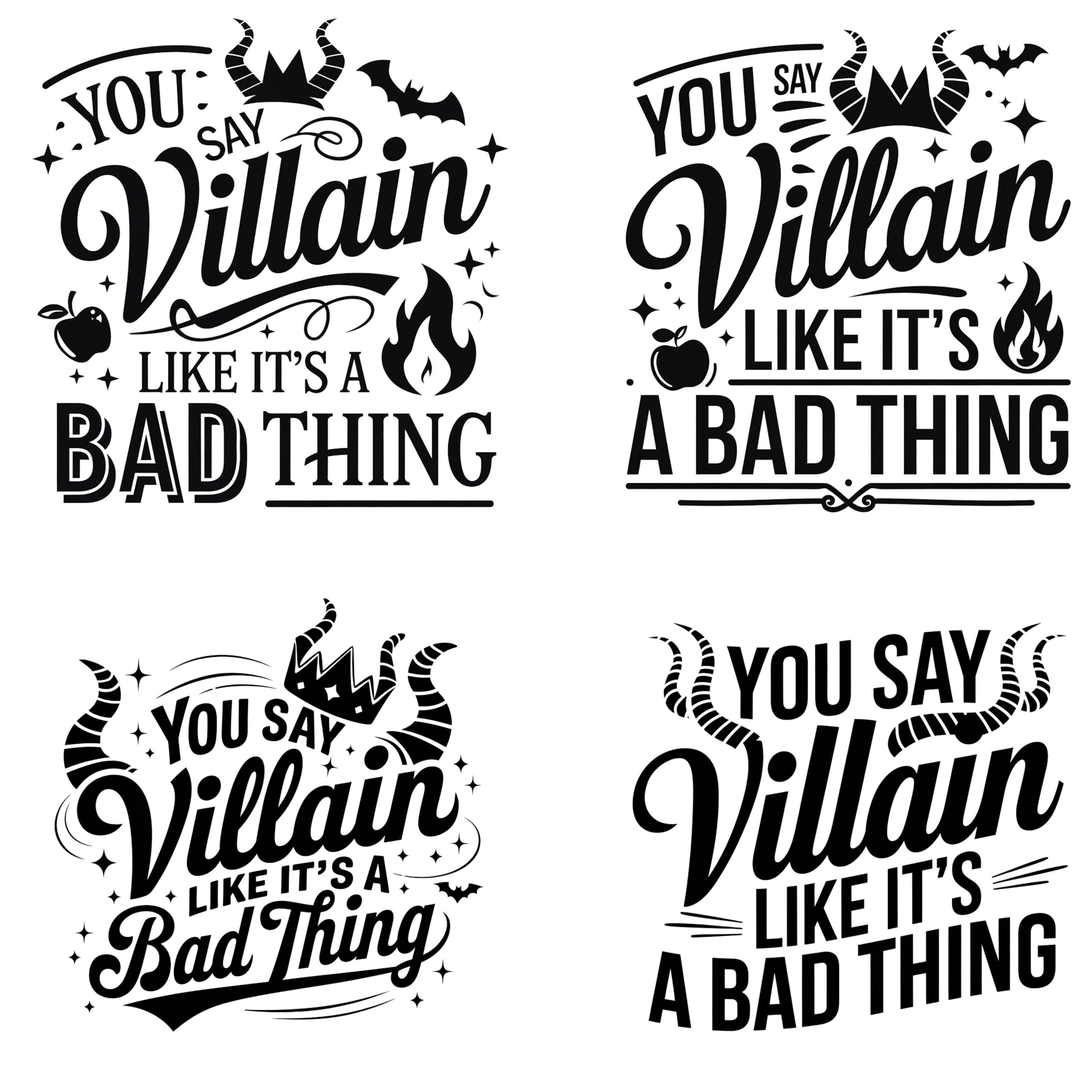 Villain PNG Bundle, Gothic Quote Sublimation, You Say Villain Like It’s ...