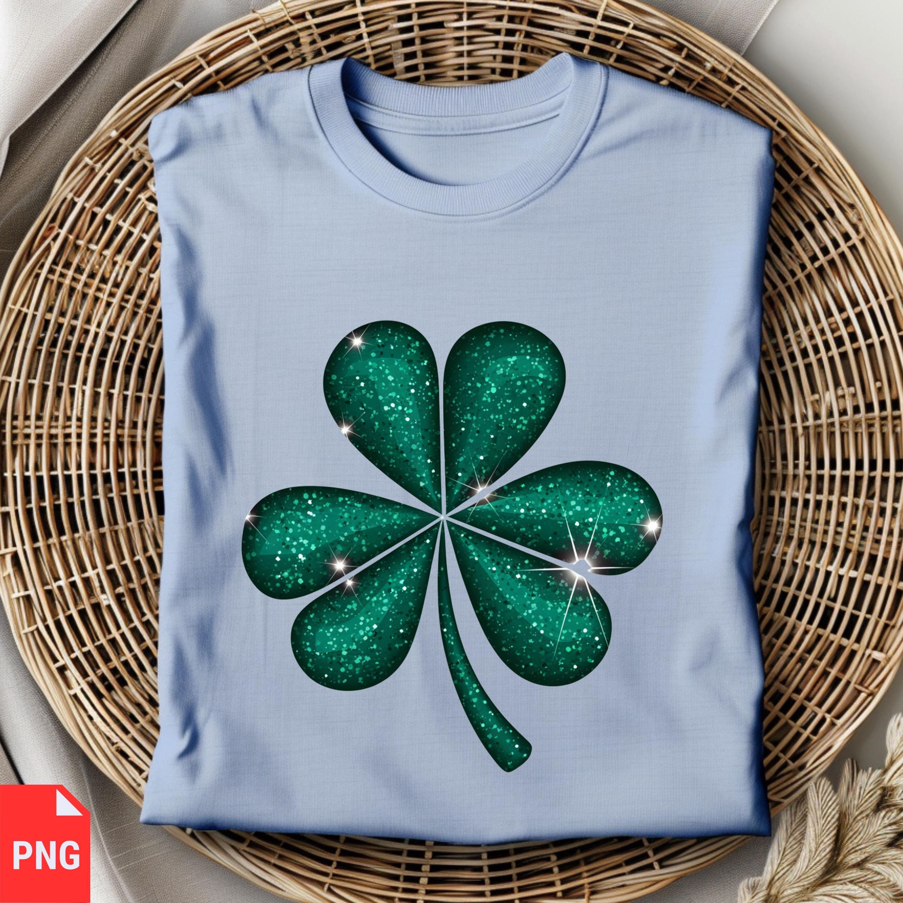 Lucky Clover PNG, Glitter Shamrock Clipart, St. Patrick’s Day ...