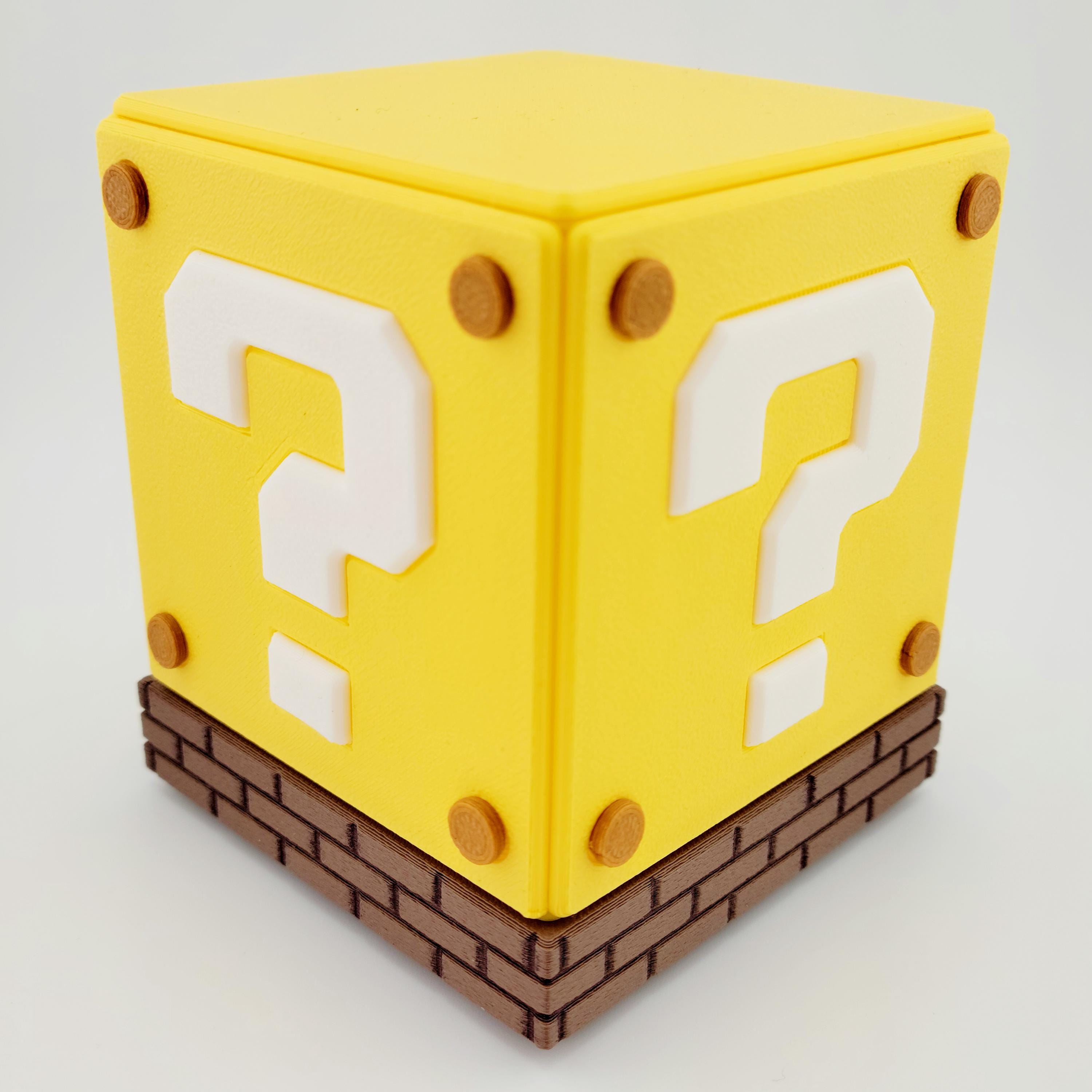 Super Mario Lamp Question Block Light Gaming Light Nerdy Decoration ...