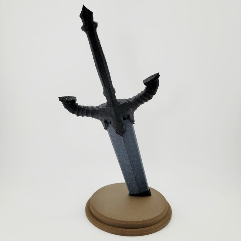 Black Knight Sword Dark Souls Mini Scale Replica With Base - Etsy