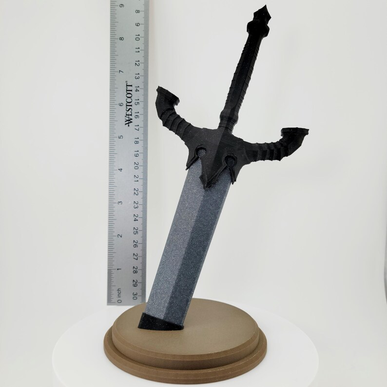 Black Knight Sword Dark Souls Mini Scale Replica With Base - Etsy